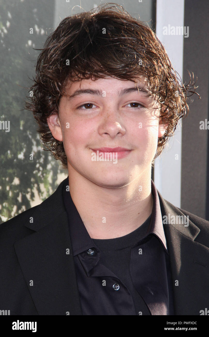 Israel Broussard at the Los Angeles premiere of "Flipped" held at the ...