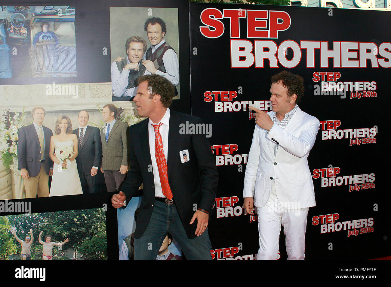 "Step Brothers" Premiere Will Ferrell, John C. Reilly 7-15-2008 / Mann Village Theater ...