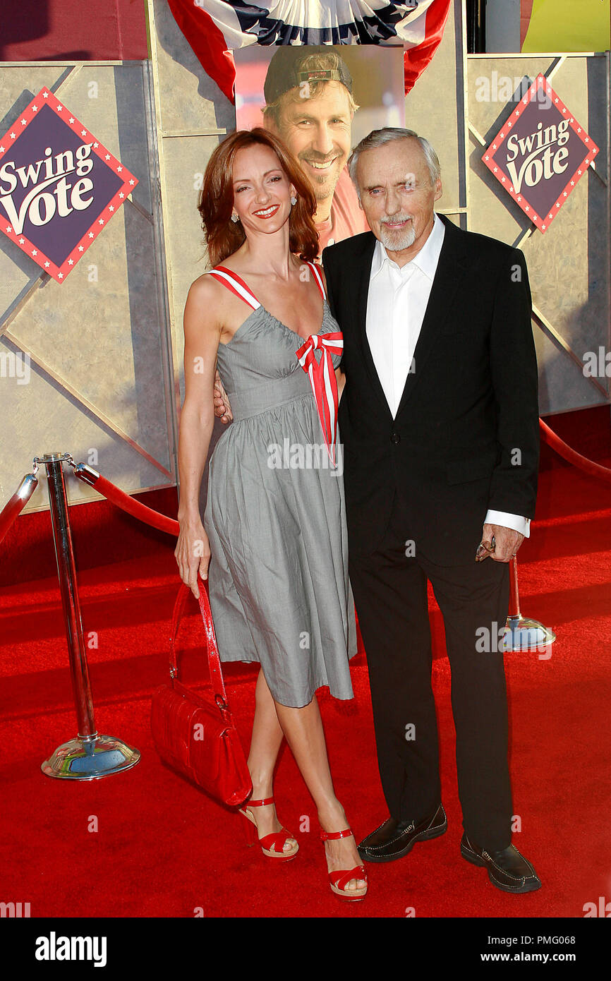 "Swing Vote" Premiere Dennis Hopper, Victoria Duffy 7-24-2008 / El ...
