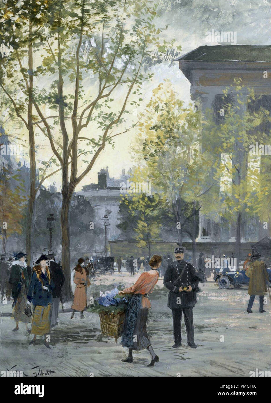 Gilbert Victor Gabriel - La Madeleine Stock Photo - Alamy