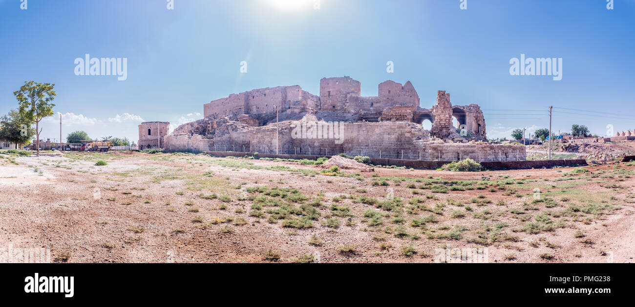 Panoramic view of Harran Castle ruins in Harran,Sanliurfa,Turkey Stock ...