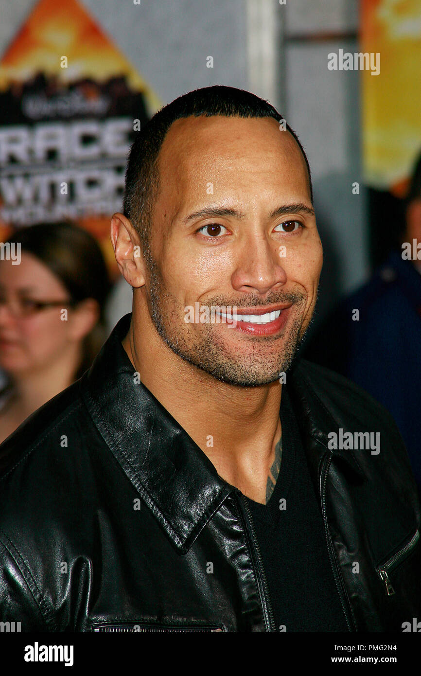 "Race to Witch Mountain" Premiere Dwayne Johnson 3-11-2009 / El ...