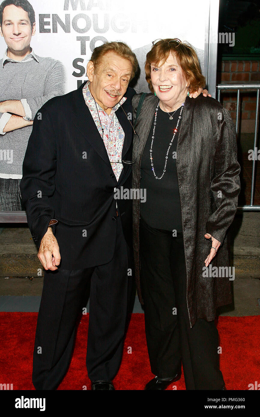 "I Love You, Man" Premiere Jerry Stiller and wife Anne Meara 3-17-2009 ...