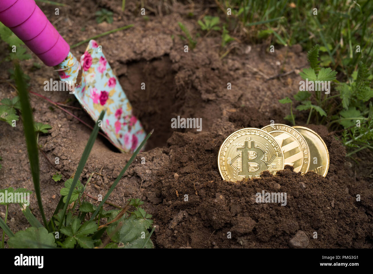 Bury in soil hi-res stock photography and images - Alamy