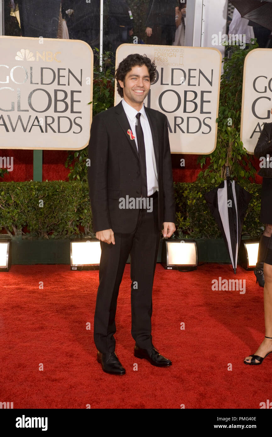 Actor Adrian Grenier attends the 67th Annual Golden Globe Awards at the ...