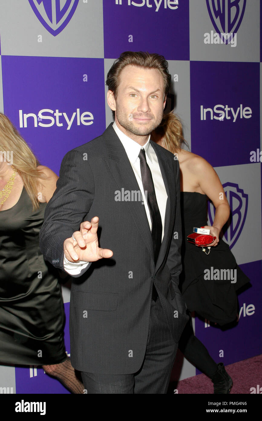 Christian Slater at the 11th Annual Warner Brothers and InStyle Golden ...