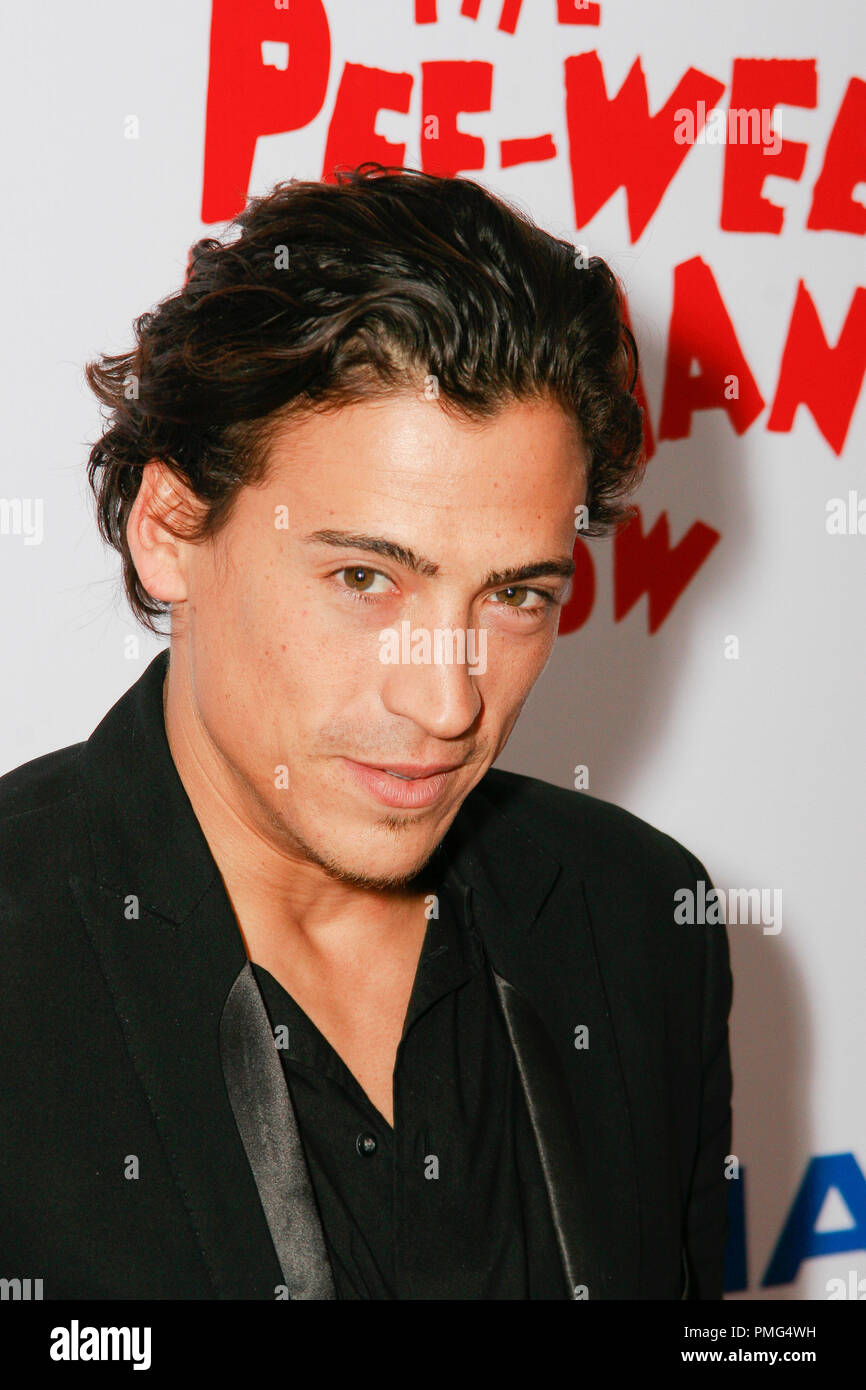 Andrew Keegan at the opening night of "The Pee Wee Herman Show" live ...