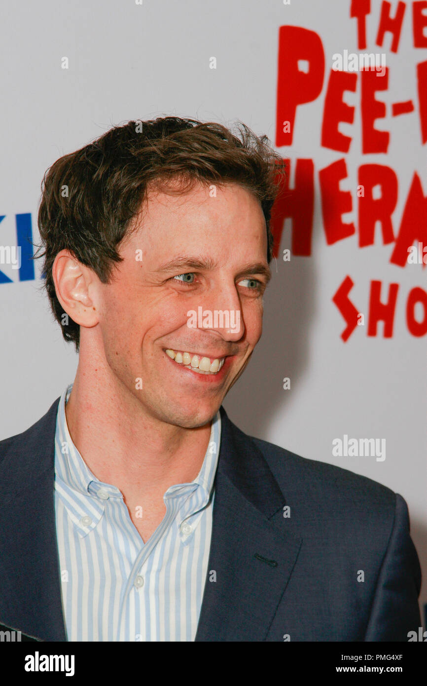 Seth Meyers at the opening night of "The Pee Wee Herman Show" live ...