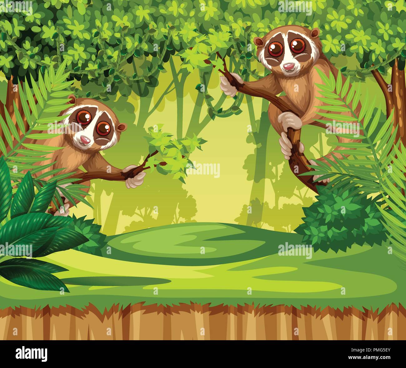 Cartoon tarsier hi-res stock photography and images - Alamy