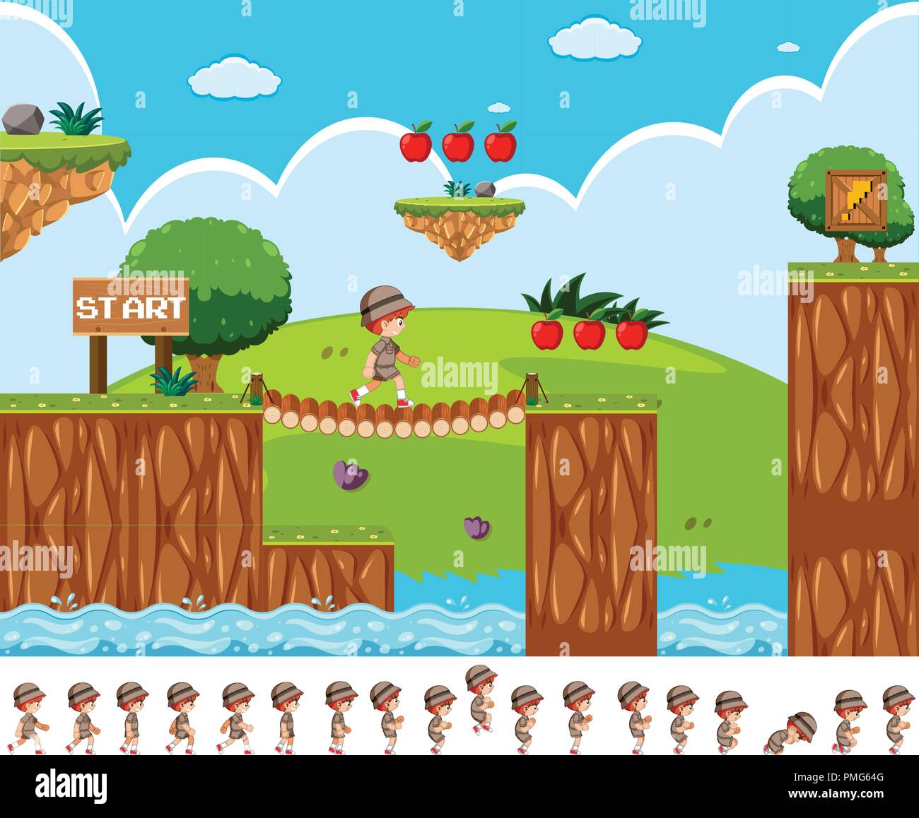 Safari design concept set Stock Vector Images - Alamy