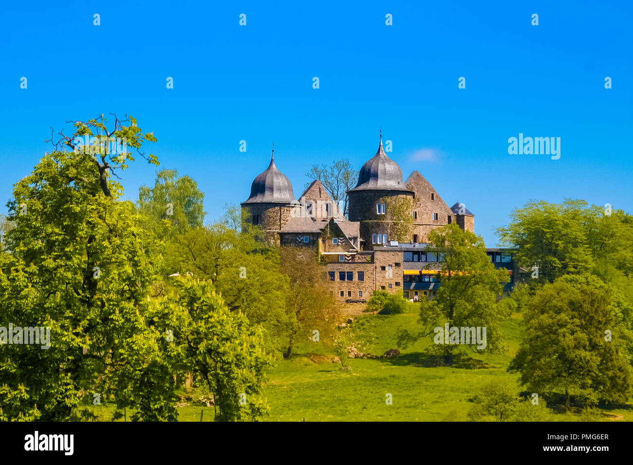 Great view of the west side of Sababurg also known as the Sleeping ...