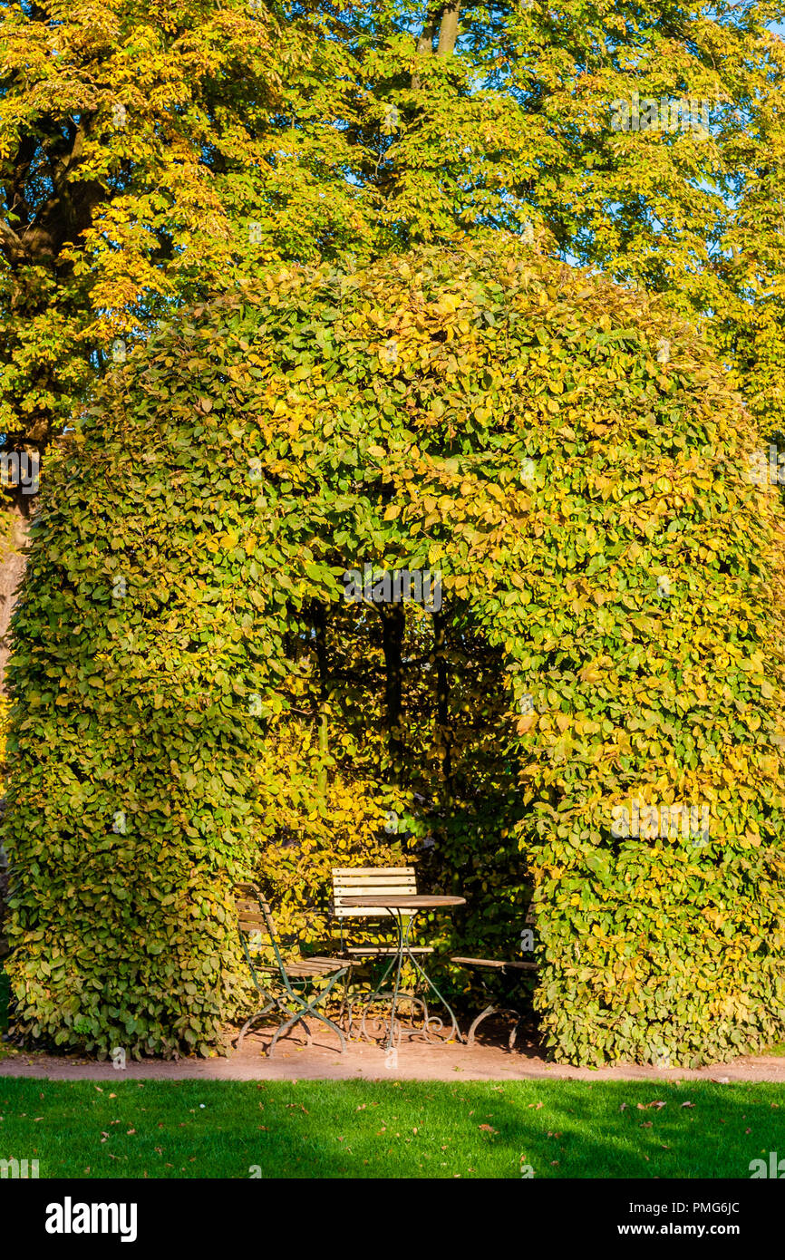 Small wooden pavilion hi-res stock photography and images - Alamy