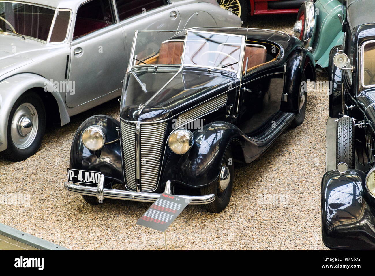PRAGUE, CZECH REPUBLIC - MARCH 8 2018: Vintage veteran car Praga Lady ...