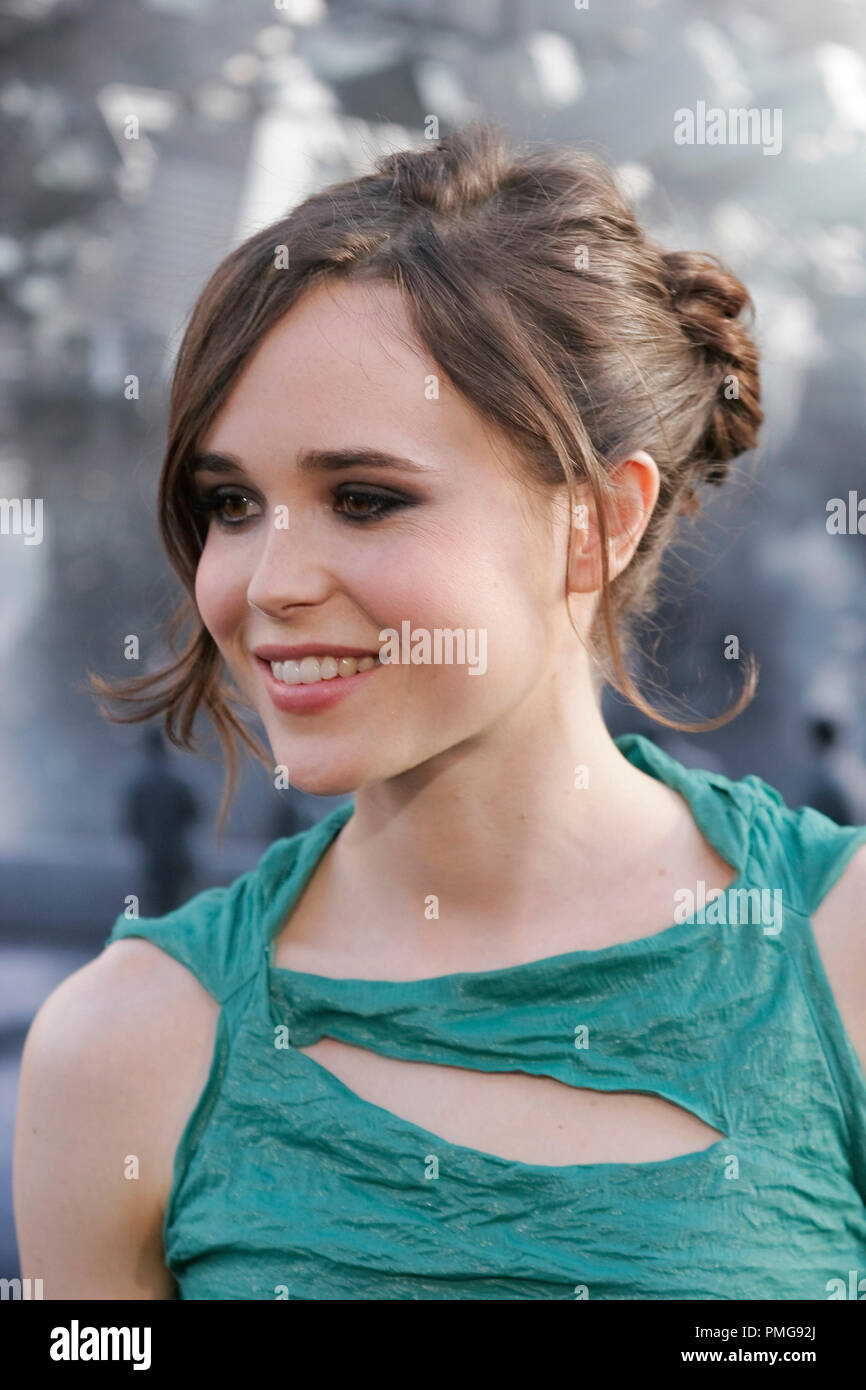 Ellen page inception premiere hi-res stock photography and images - Alamy