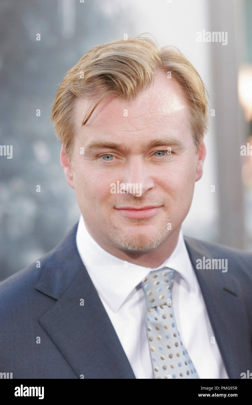 Director Christopher Nolan at the Premiere of Warner Brothers Pictures ...