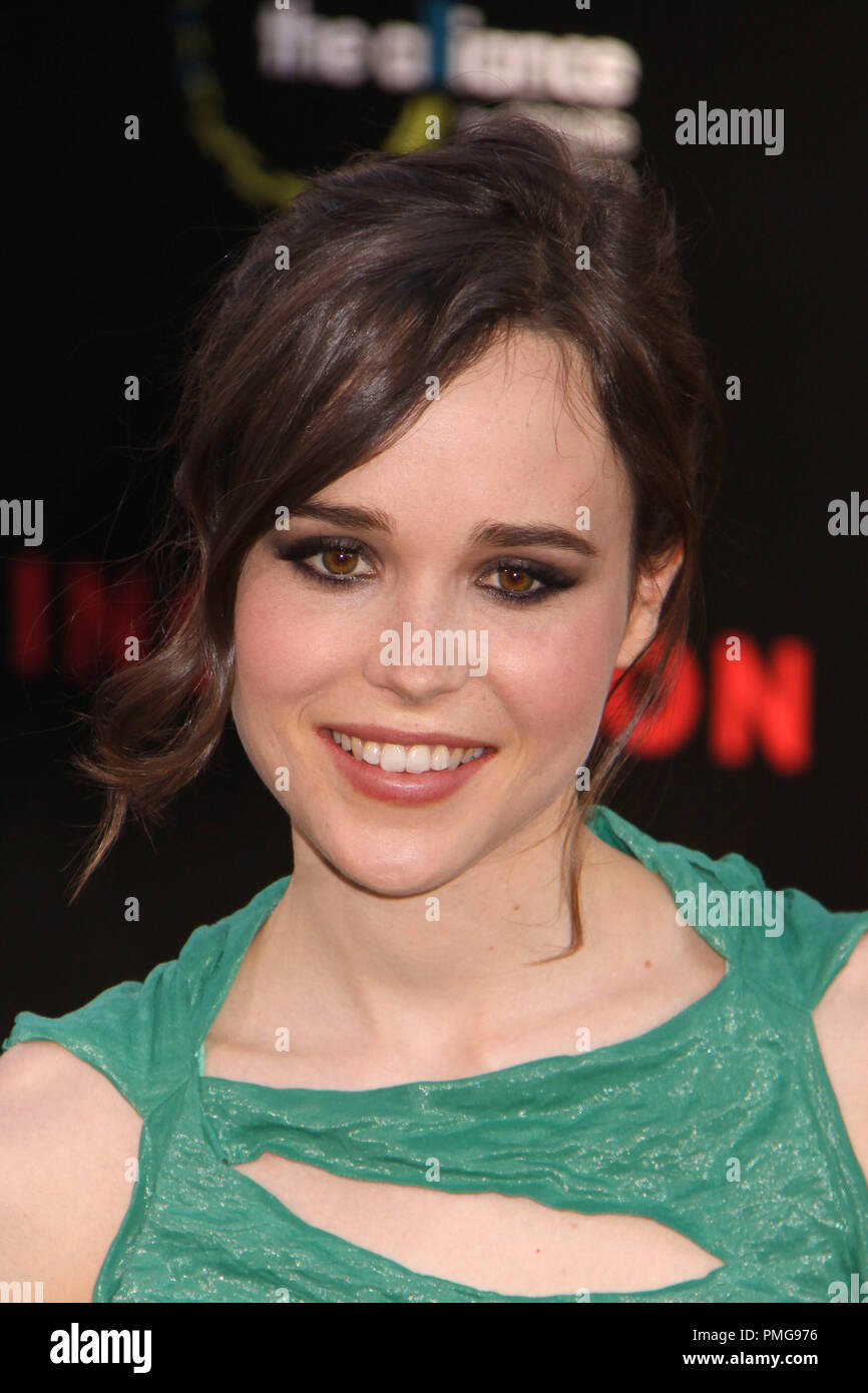 Ellen Page at the Premiere of Warner Brothers Pictures' "Inception ...