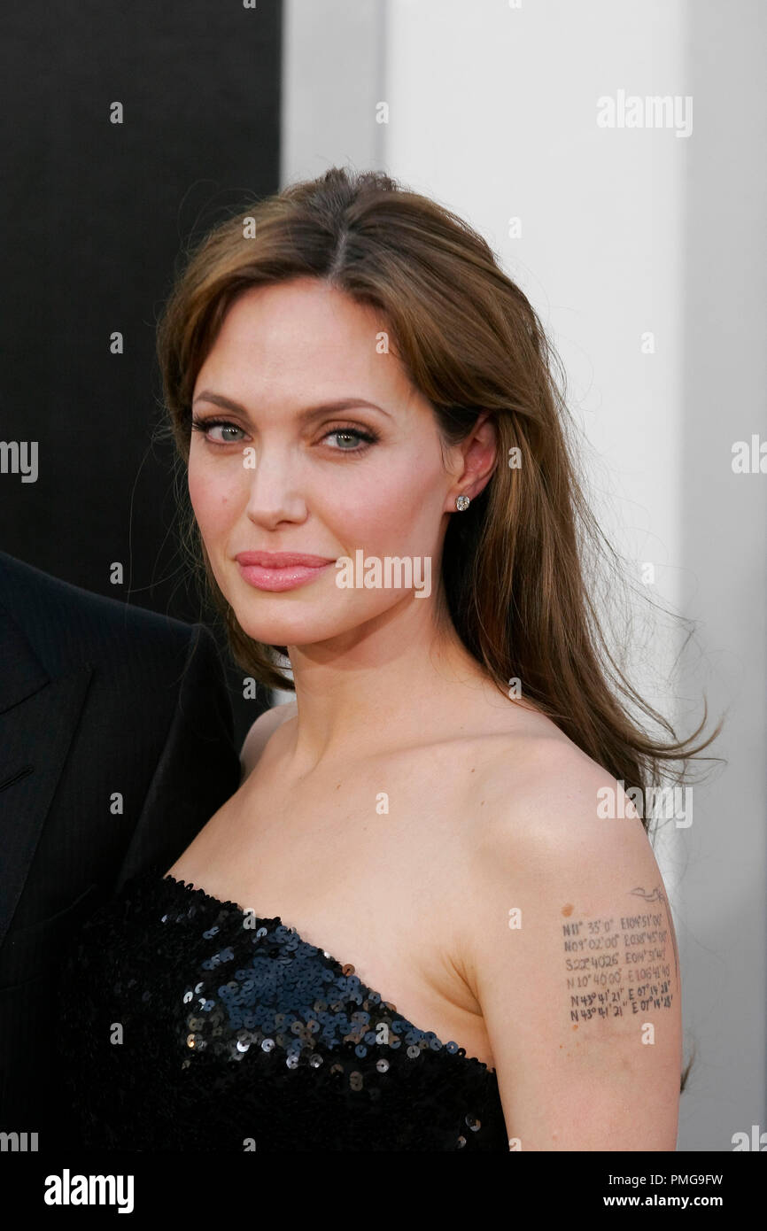 Angelina Jolie at the Premiere of Columbia Pictures' "Salt". Arrivals ...