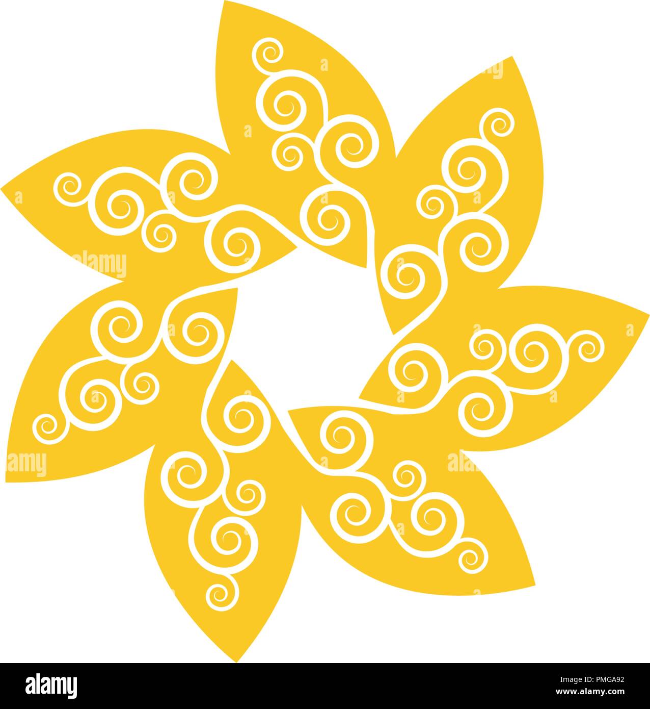 Circle and flower hi-res stock photography and images - Alamy