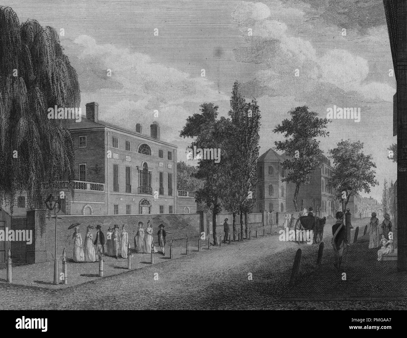 1800s homes Black and White Stock Photos & Images - Alamy