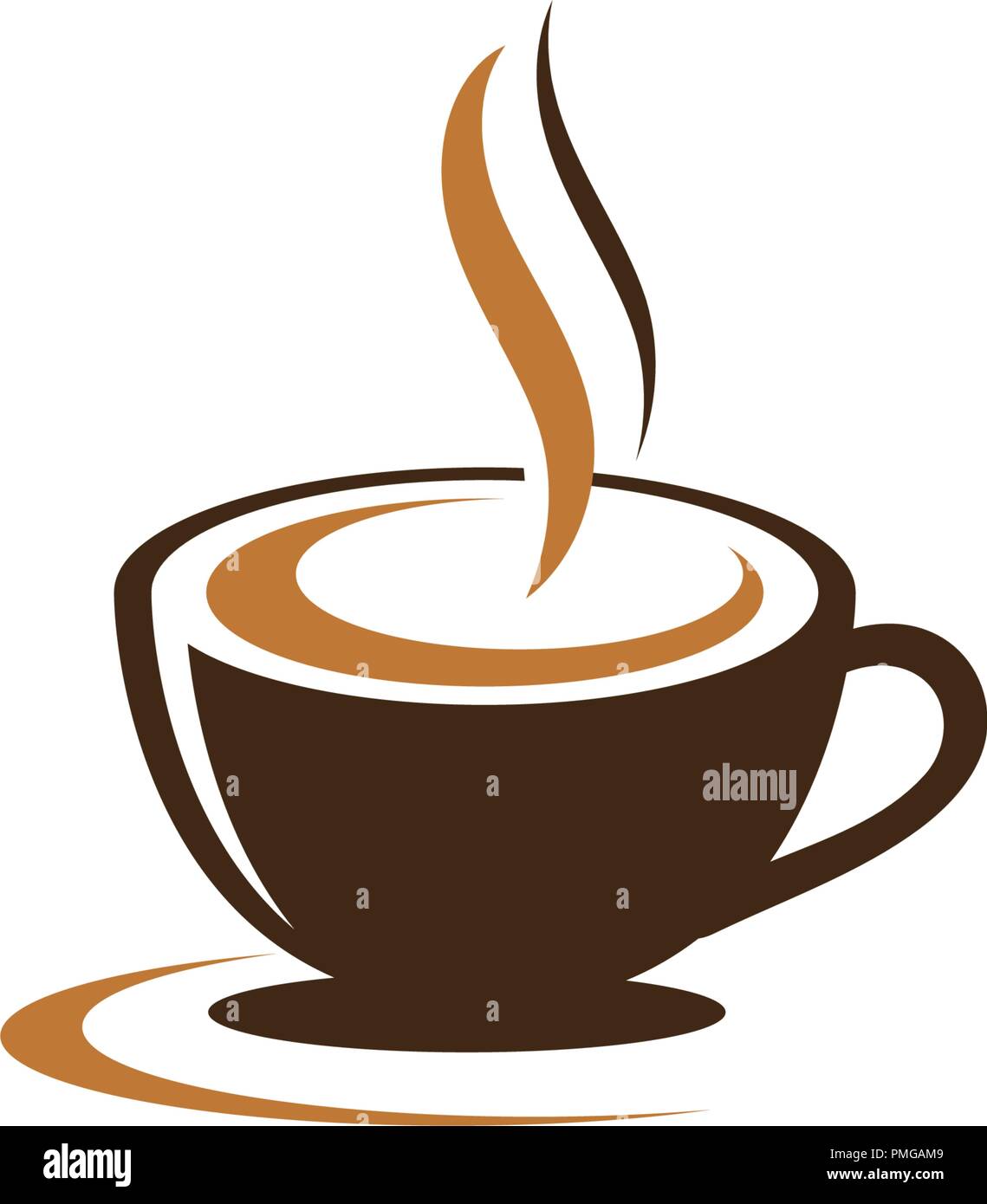 Coffee cup Logo Template vector icon design Stock Vector Image & Art ...