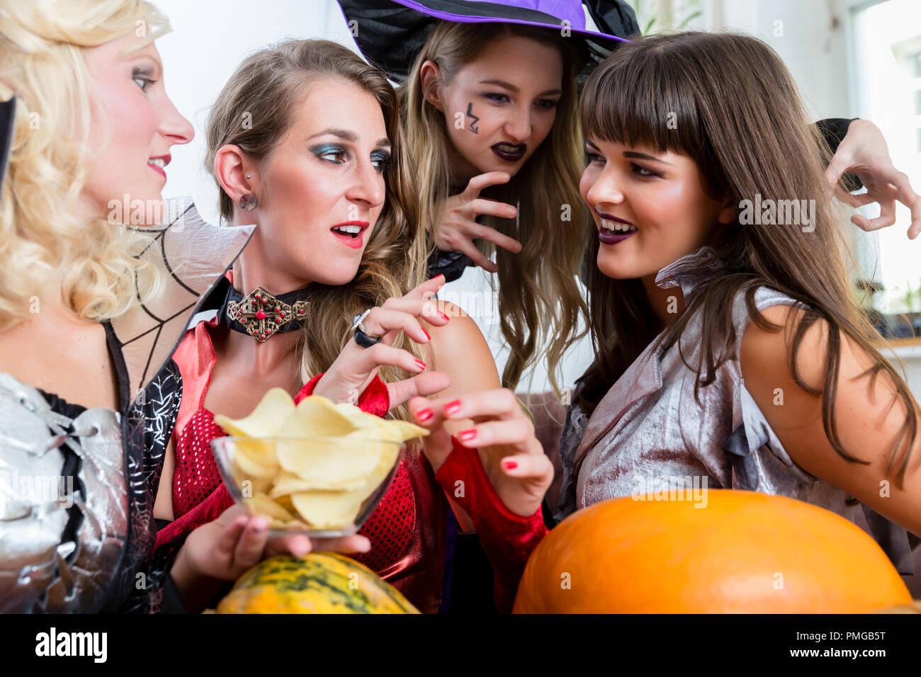 Beautiful young scary witch hi-res stock photography and images - Alamy