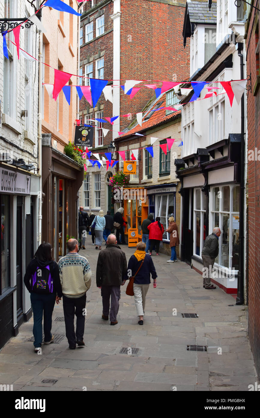 Grape Lane, Whitby, North Yorkshire Moors, England UK Stock Photo - Alamy