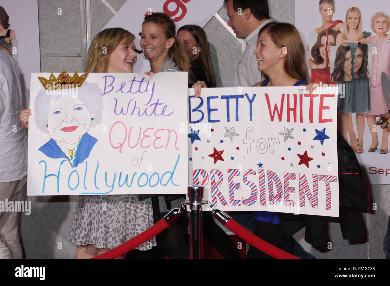 Betty white fans hi-res stock photography and images - Alamy