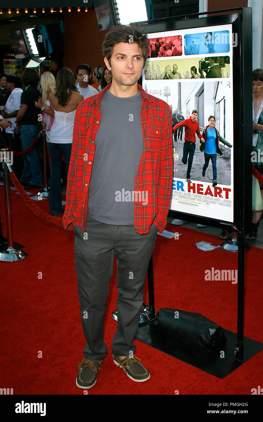 Adam Scott at the Screening of Overture Films' "Paper Heart"- Arrivals ...