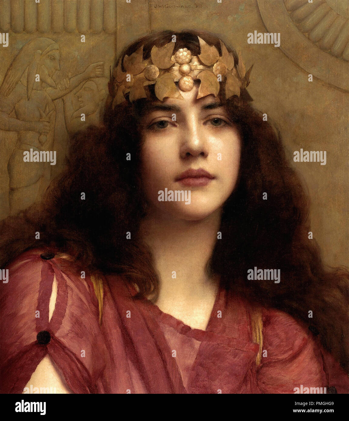 Godward John William - a Persian Princess Stock Photo - Alamy