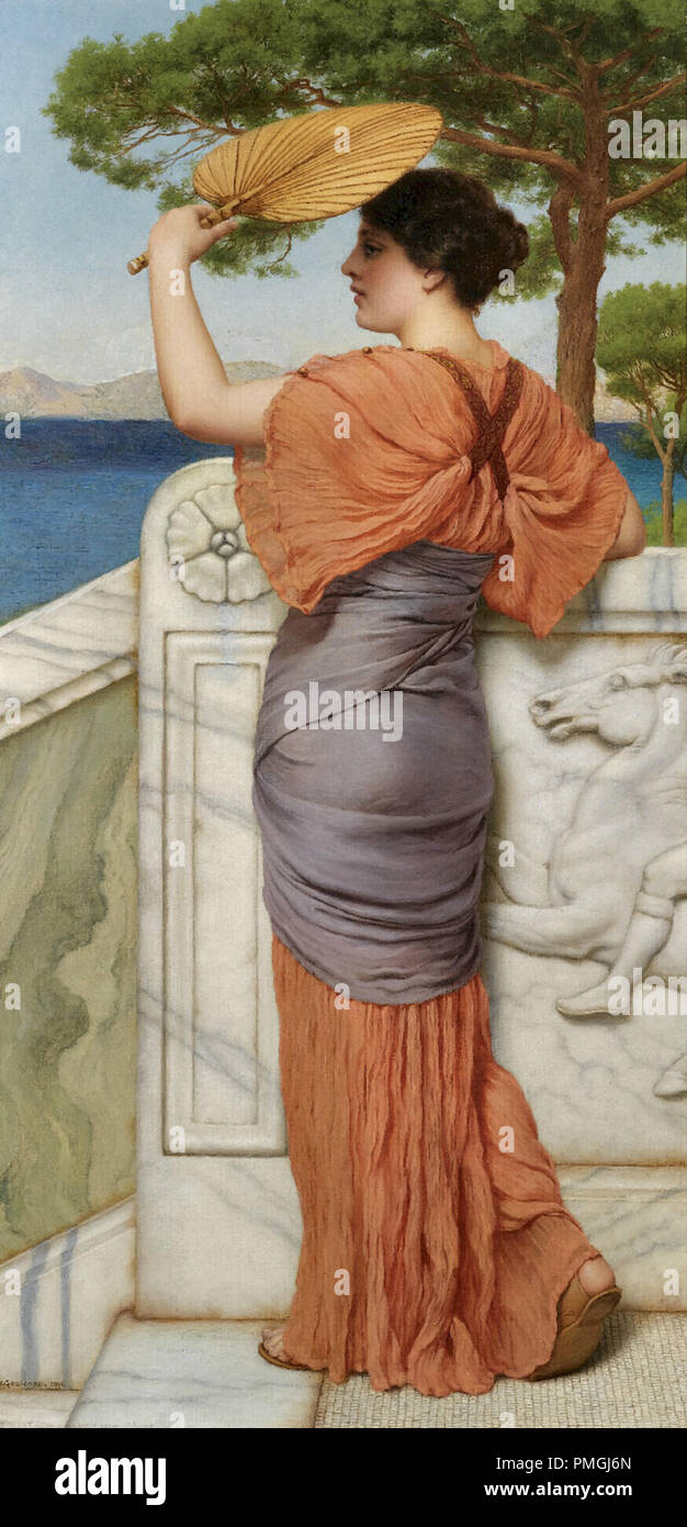 Godward john william balcony hi-res stock photography and images - Alamy