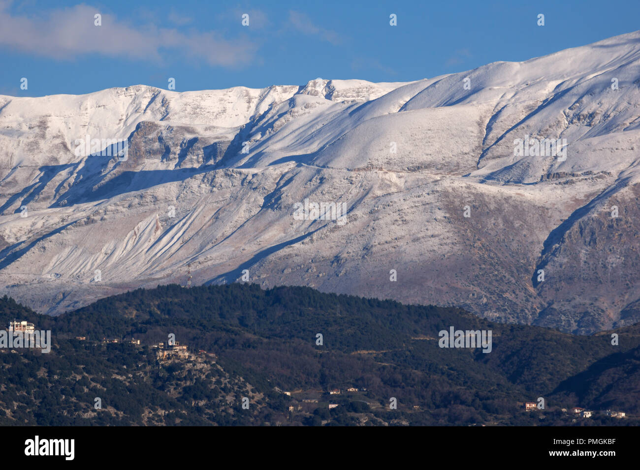 Amazing panoramic Landscape of Lake Pamvotida and Pindus mountain from ...