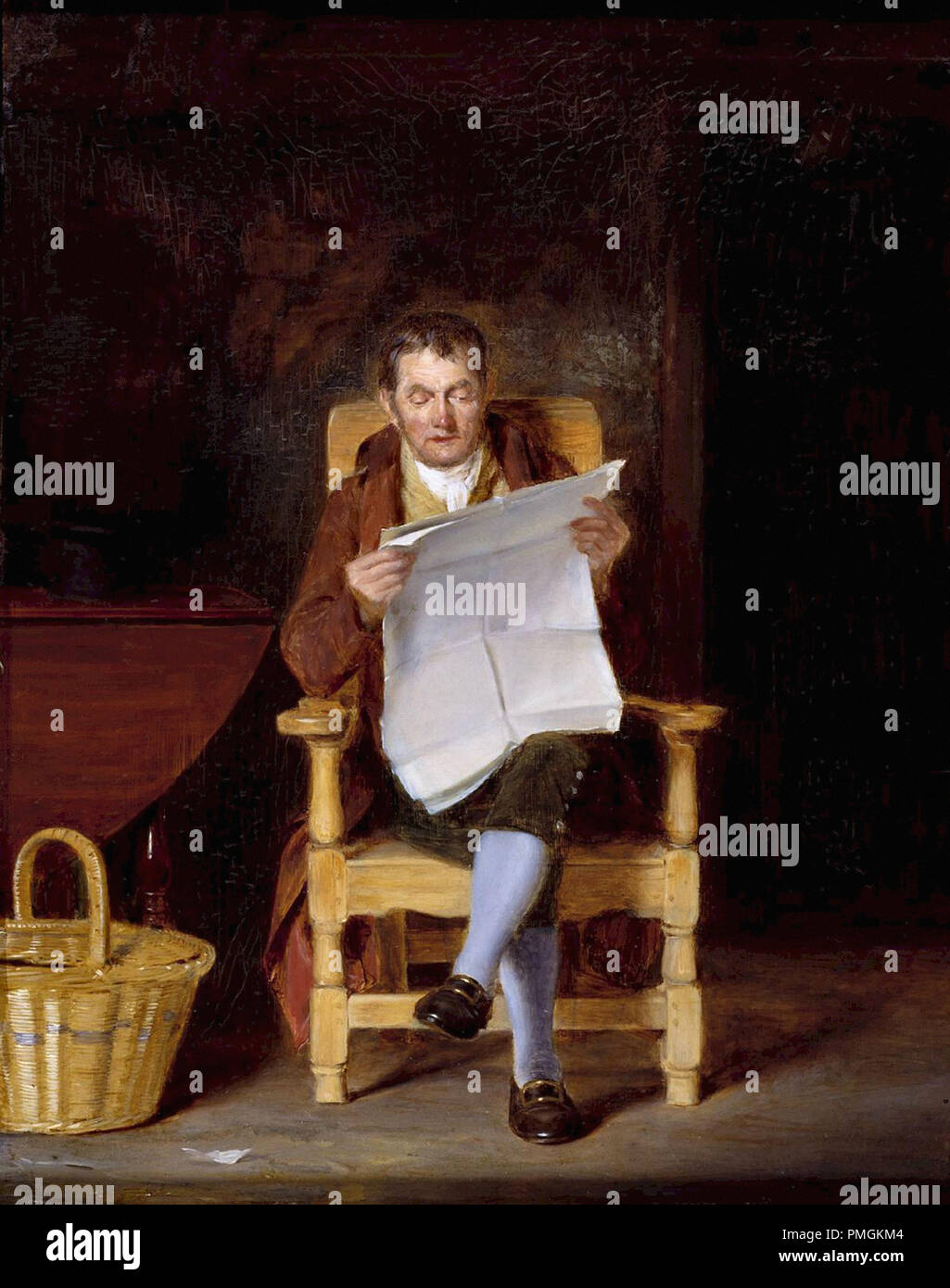 Good Thomas Sword - a Man Reading Stock Photo - Alamy