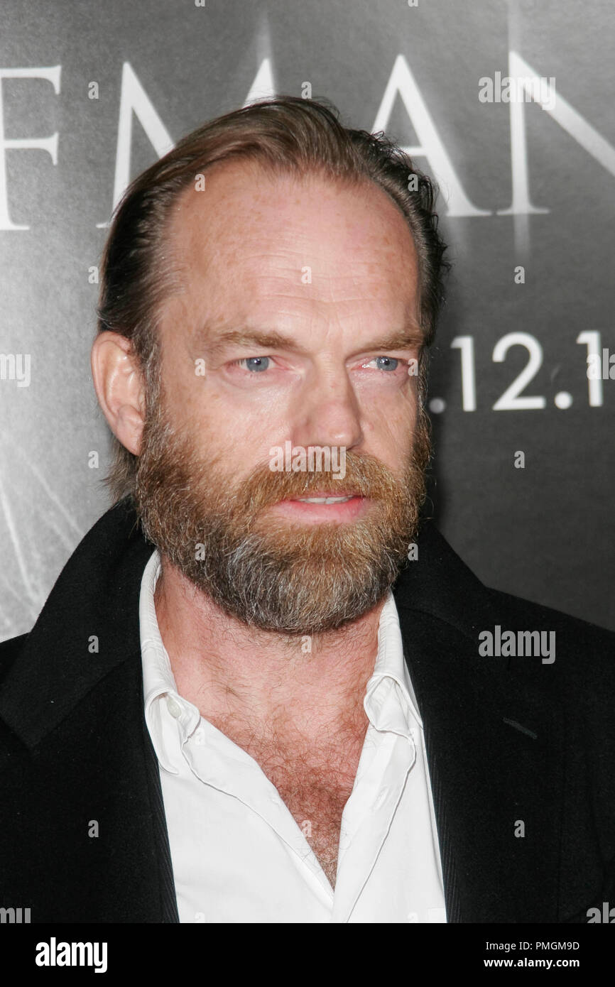 Hugo Weaving at the Premiere of Universal Pictures' "The Wolfman ...