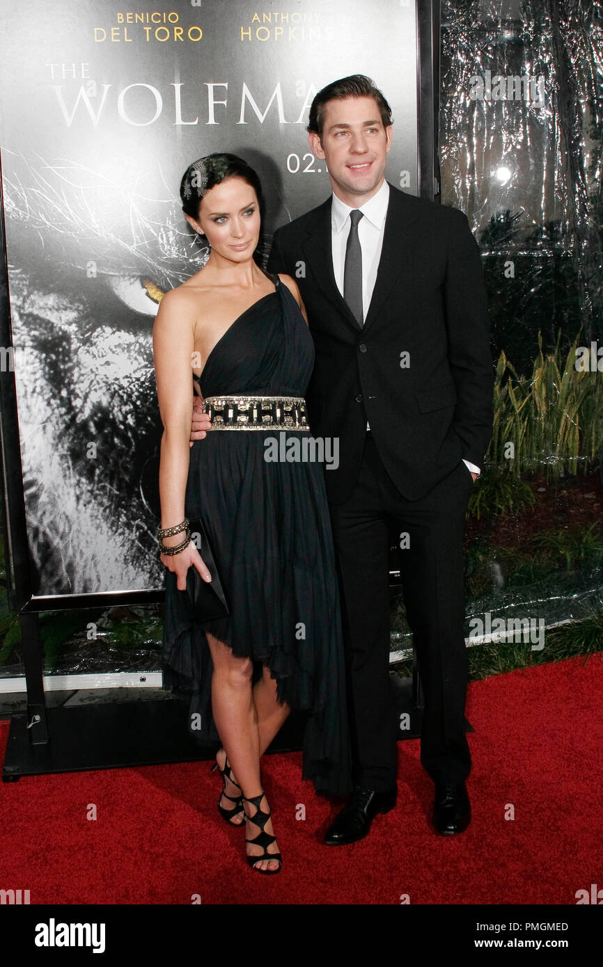 Emily Blunt and John Krasinski at the Premiere of Universal Pictures ...