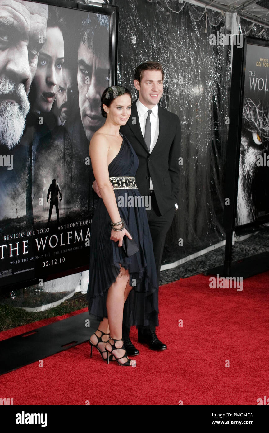 Emily Blunt and John Krasinski at the Premiere of Universal Pictures ...