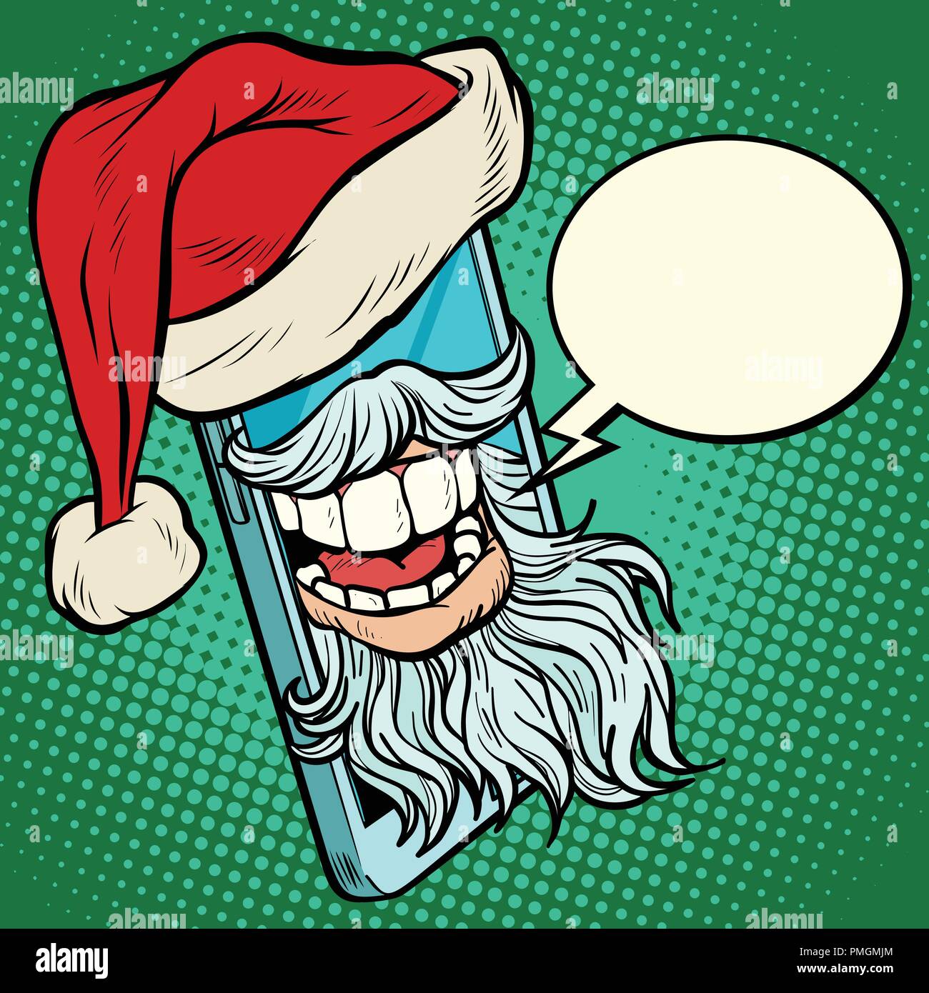 Santa claus gifts on black Stock Vector Images - Alamy