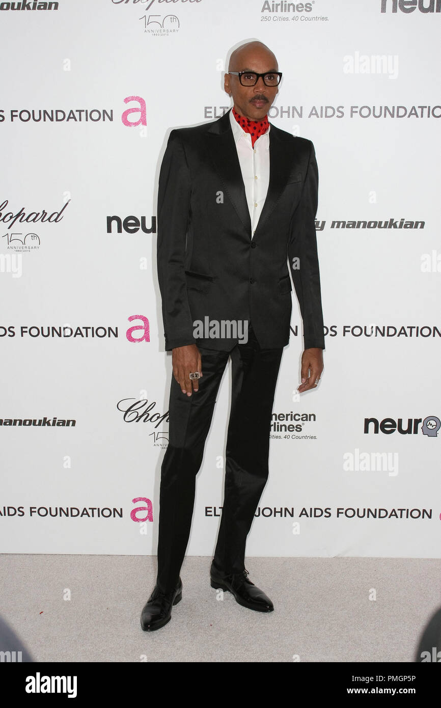 RuPaul at the 18th Annual Elton John Aids Foundation Academy Awards ...
