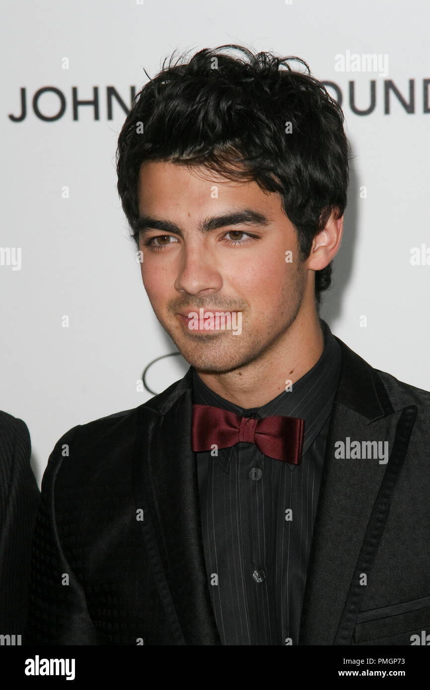 Joe Jonas at the 18th Annual Elton John Aids Foundation Academy Awards ...