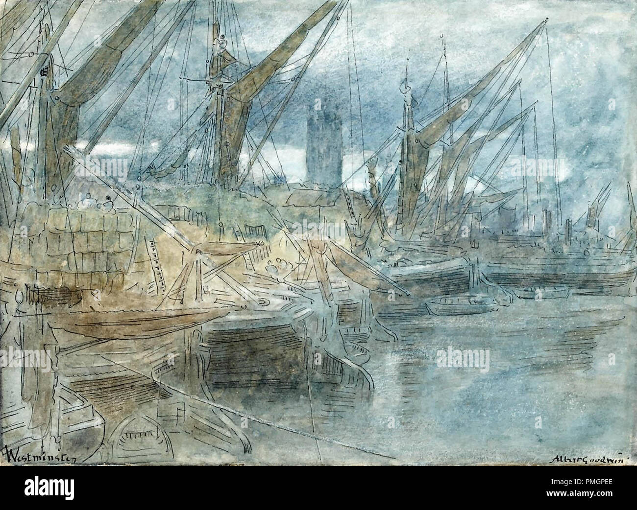Albert Goodwin Painting High Resolution Stock Photography and Images ...