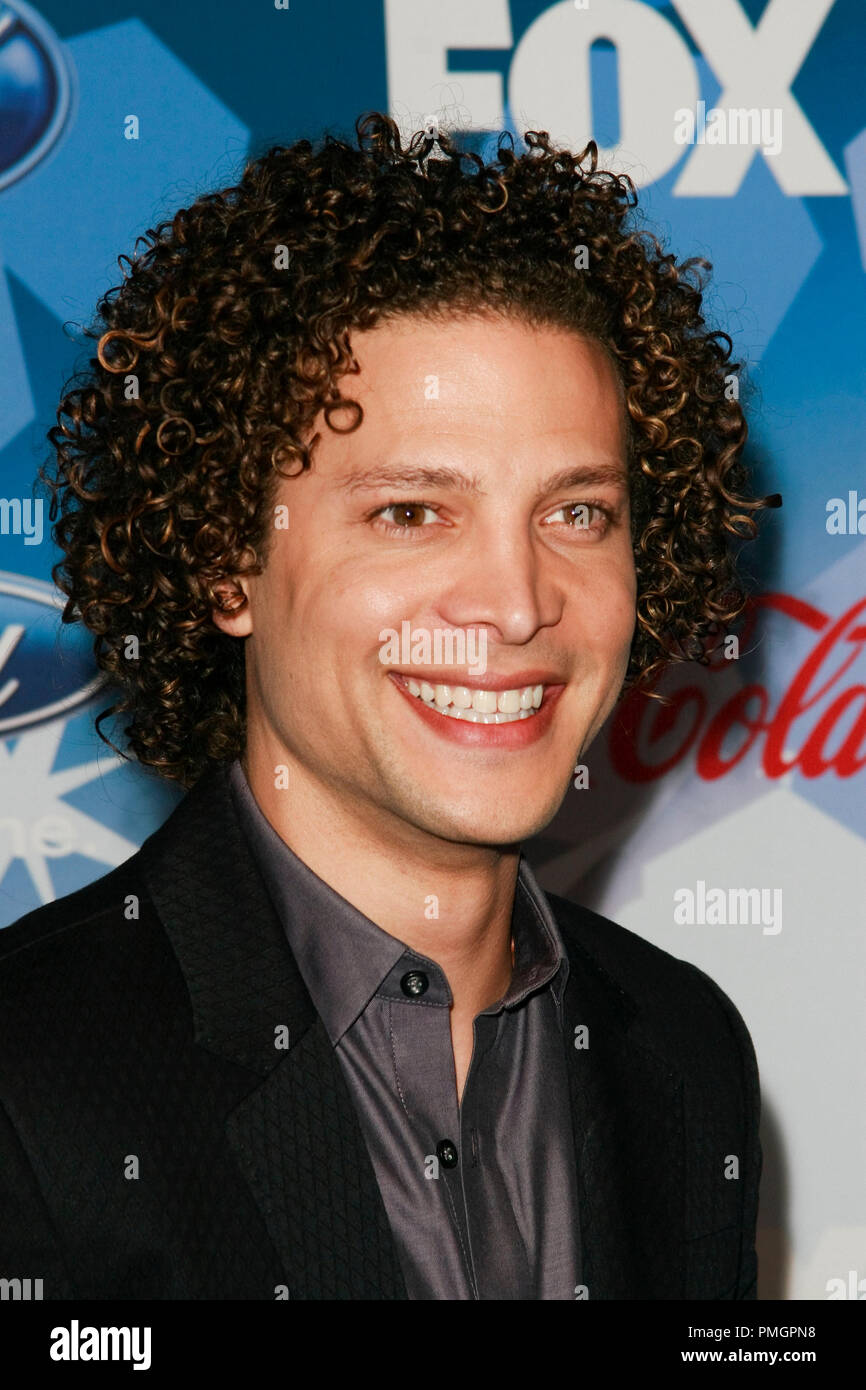 Justin Guarini at the Top 12 American Idol Season 9 Finalists Party ...