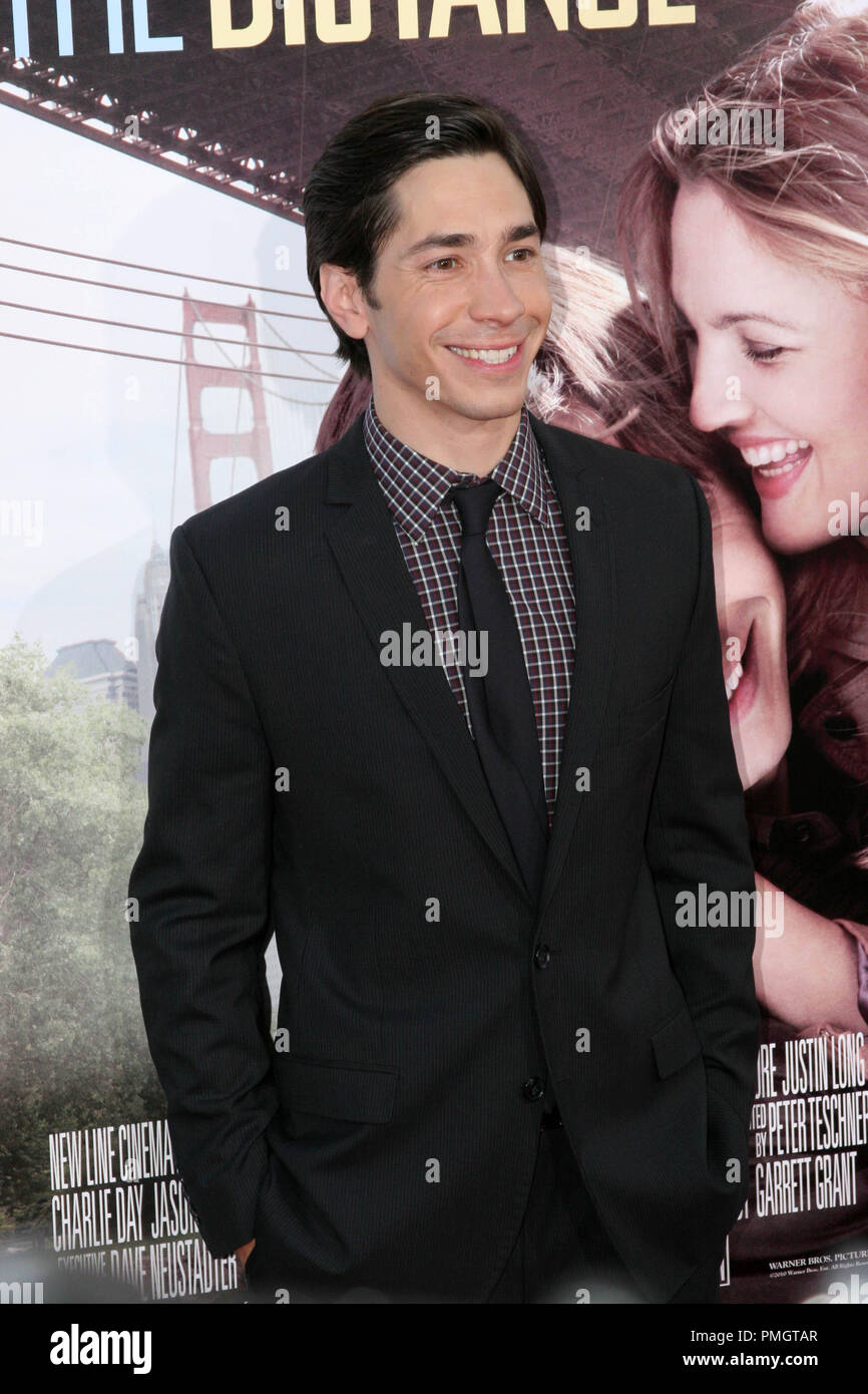Justin Long at the Los Angeles Premiere of New Line Cinema's "Going The ...