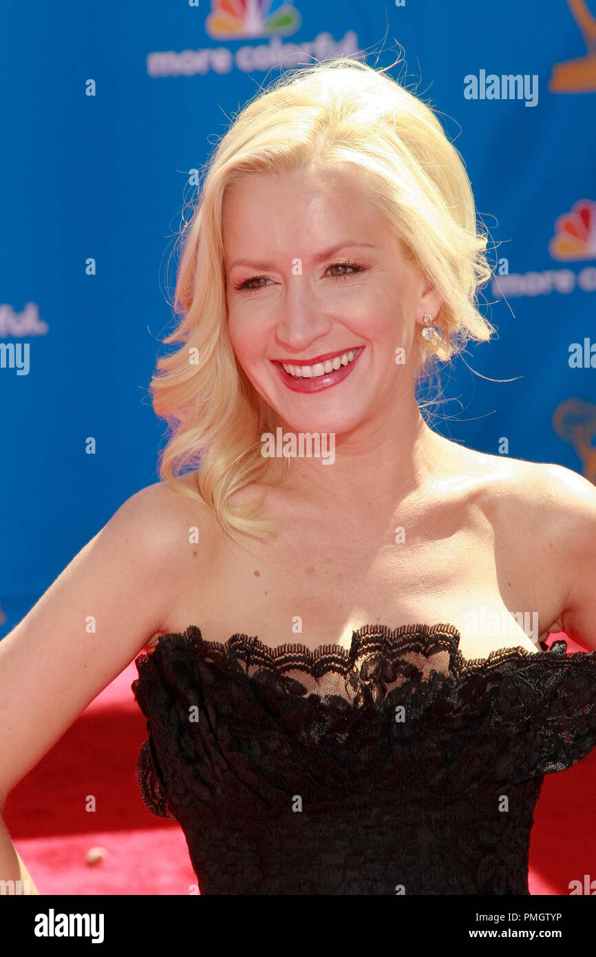 Angela Kinsey at the 62nd Annual Primetime Emmy Awards held at the ...