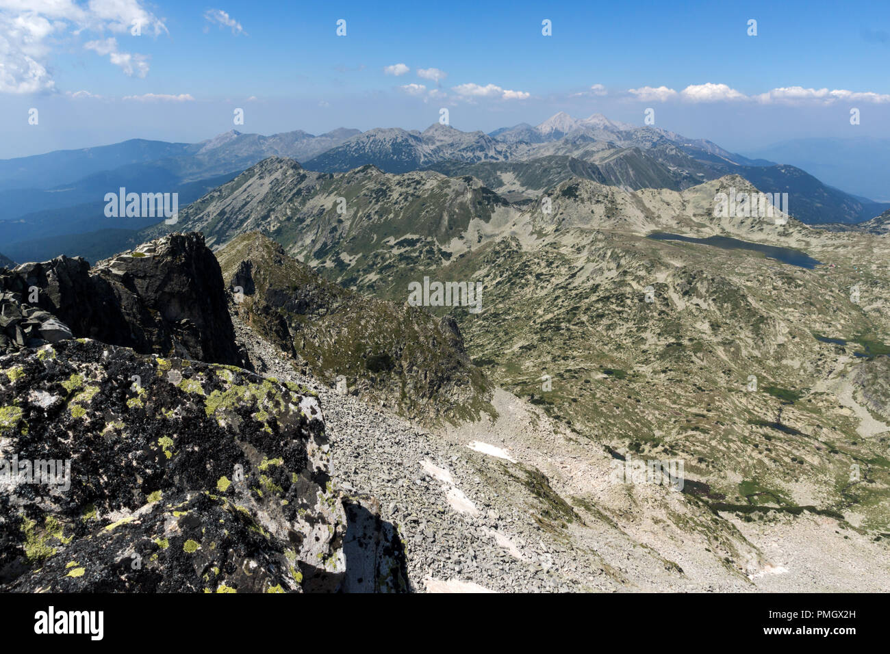 Amazing Landscape from Kamenitsa peak, Pirin Mountain, Bulgaria Stock ...