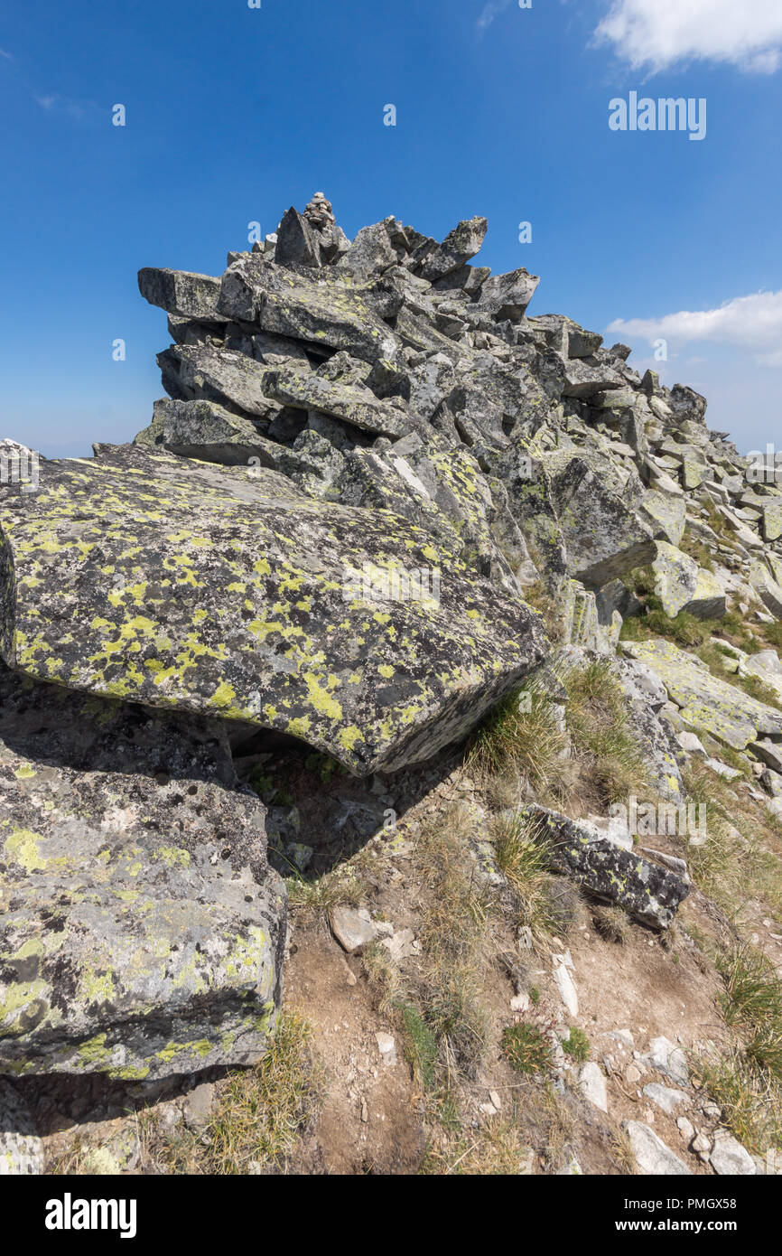Amazing Landscape from Kamenitsa peak, Pirin Mountain, Bulgaria Stock ...