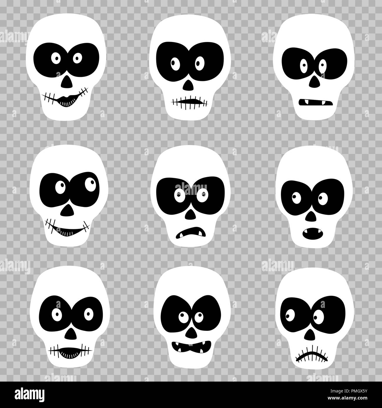 Collection face masks Black and White Stock Photos & Images - Alamy