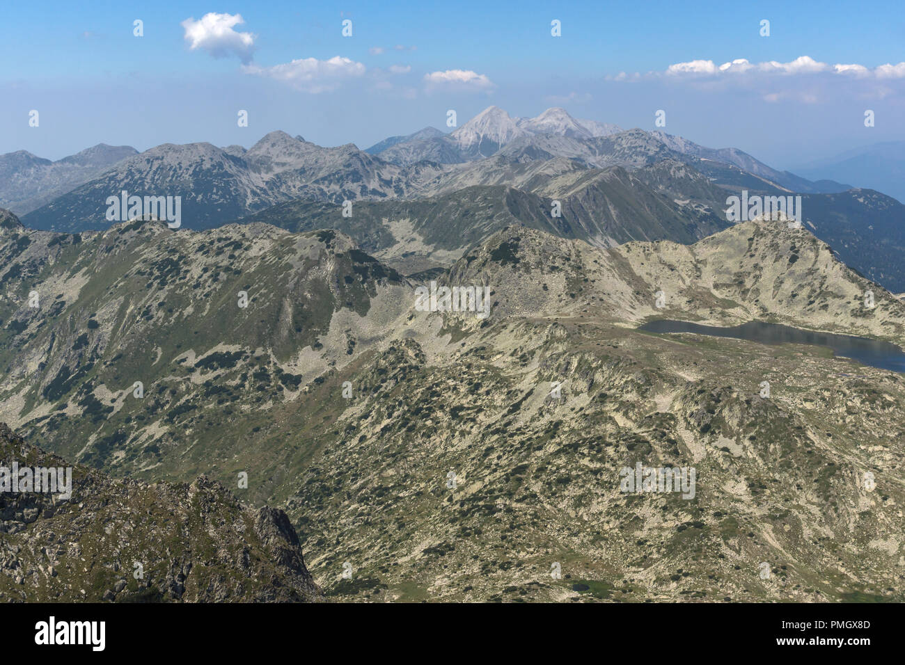 Amazing Landscape from Kamenitsa peak, Pirin Mountain, Bulgaria Stock ...