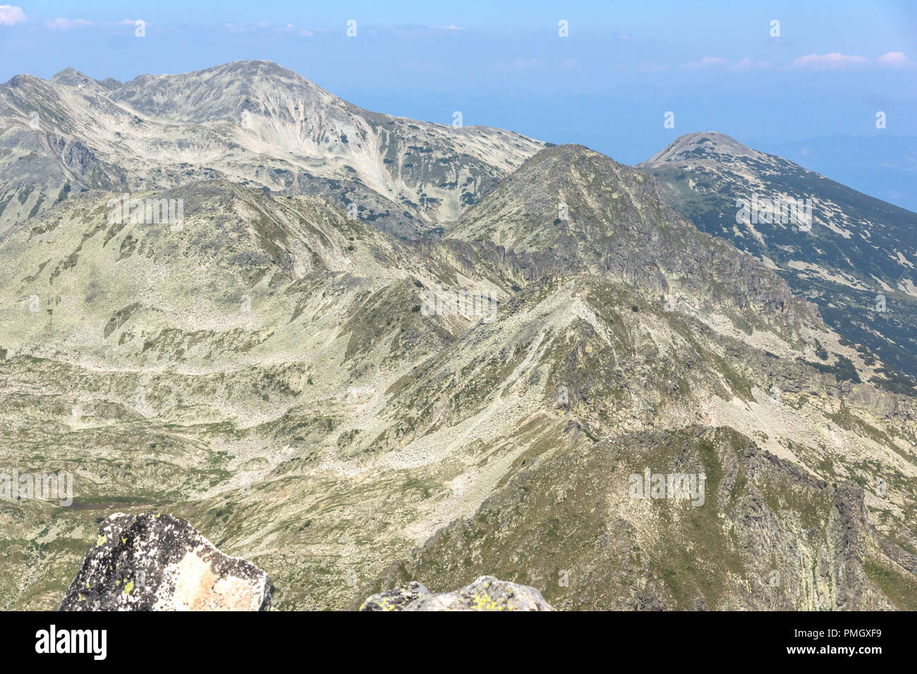 Amazing Landscape from Kamenitsa peak, Pirin Mountain, Bulgaria Stock ...