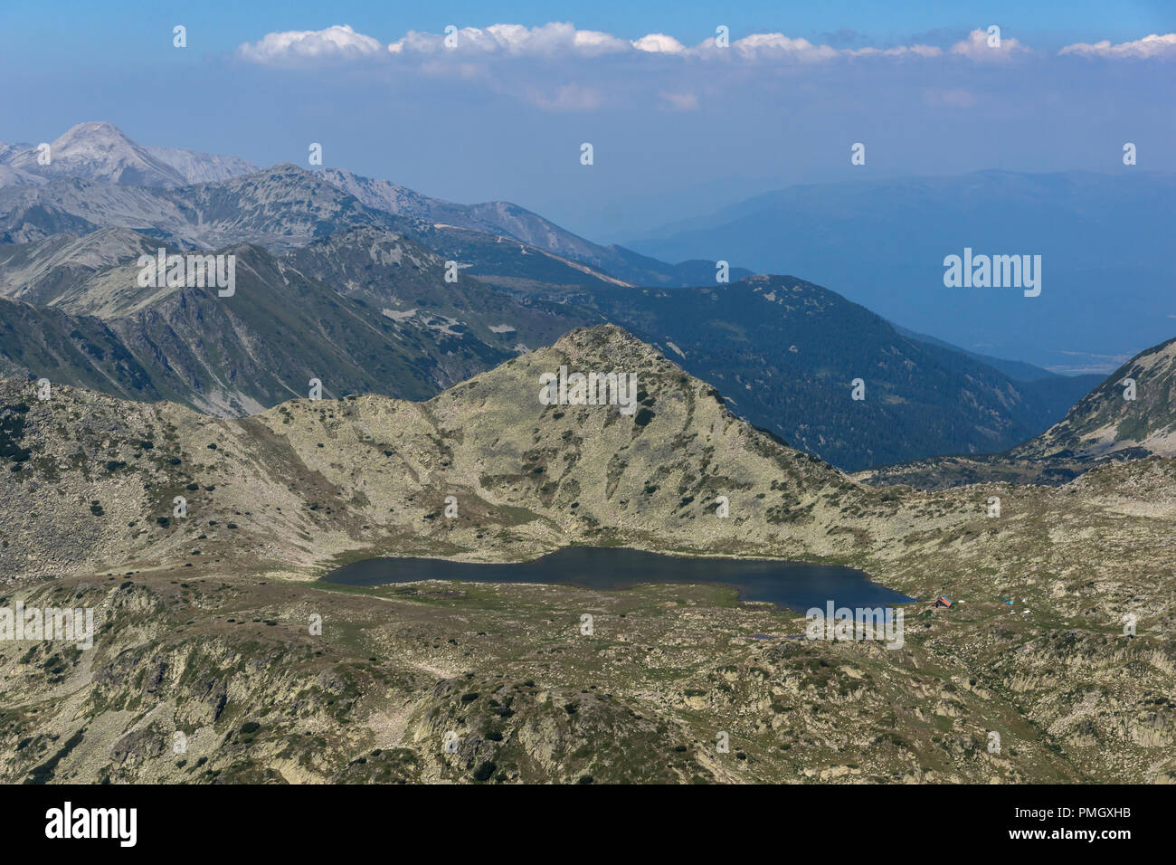 Amazing Landscape from Kamenitsa peak, Pirin Mountain, Bulgaria Stock ...