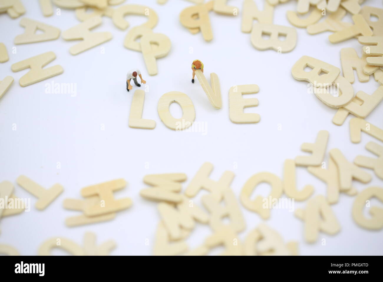 love background with word Stock Photo - Alamy