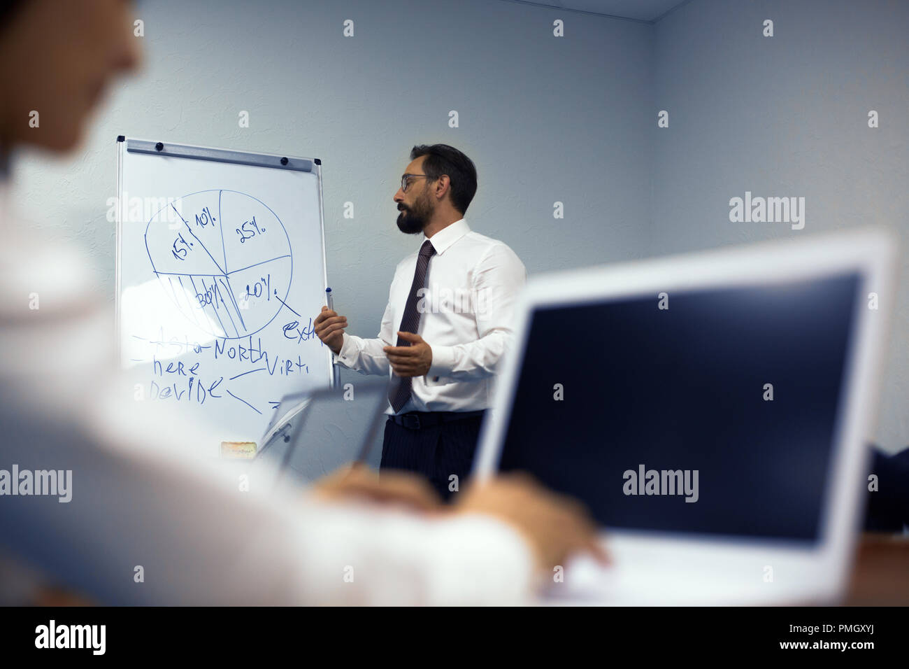 Explaining business ideas hi-res stock photography and images - Alamy